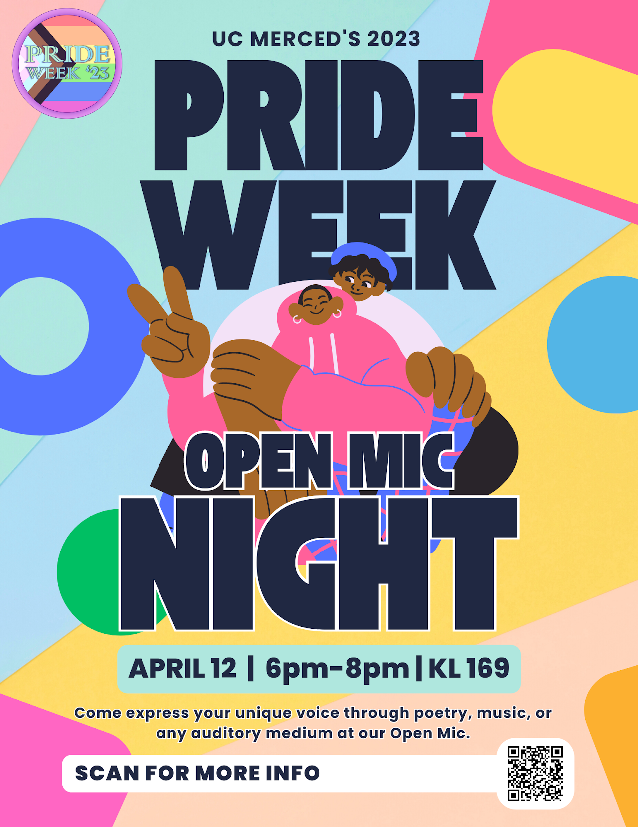 UC Merced Pride Week - Open Mic Night | UC Merced Arts